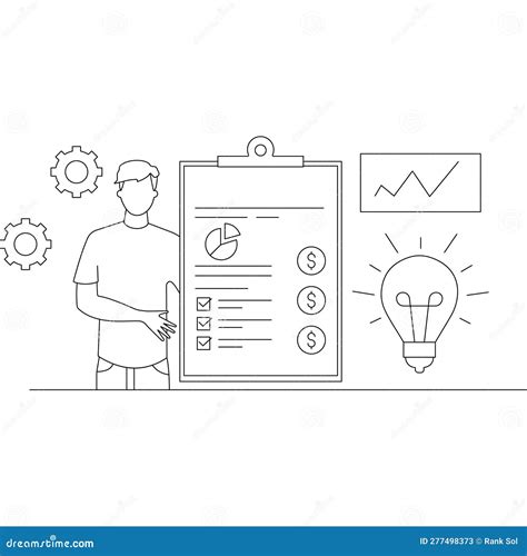 Creative Analysis Illustration Which Can Easily Edit Or Modify Stock