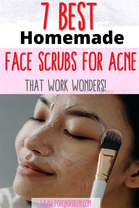 7 Best Homemade Face Scrubs For Acne That Work Wonders Face Scrub Face Scrub Homemade Acne