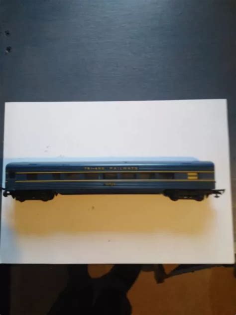 Tri Ang R24 Transcontinental Passenger Car Blue Tri Ang Railways 10724