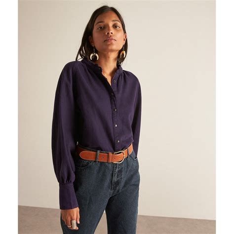 Chemise En Coton Carole Violet Maison 123 La Redoute