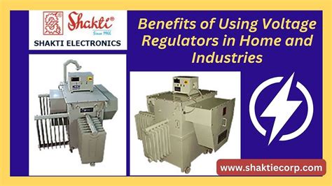Benefits Of Using Voltage Regulators In Home And Industries