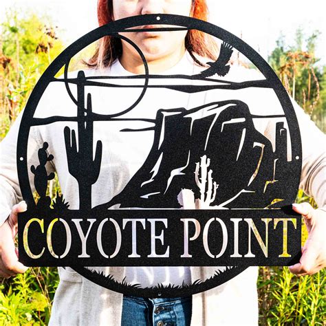 Desert Outdoor Monogram Lakeshore Metal Decor