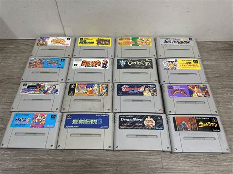 【やや傷や汚れあり】 Sfc ドラゴンクエスト1・2 他 まとめ売り スーパーファミコン ソフト がんばれゴエモン ドラゴンスレイヤー