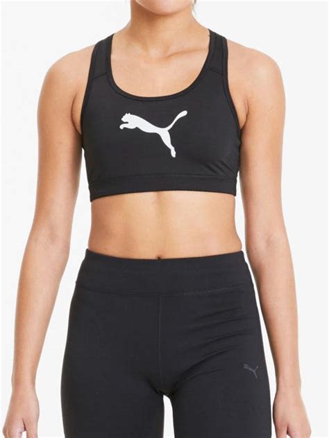 Puma Mid Impact 4keeps Bra W Nero Arete Running