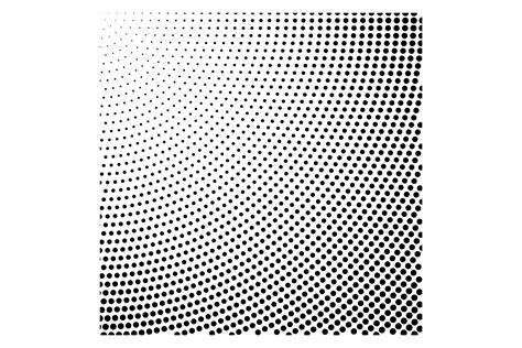 Halftone Gradient Texture Square Geomet Graphic By Microvectorone