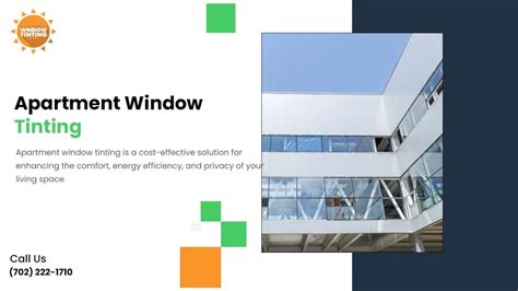 Apartment Window Tinting For Comfort Savings