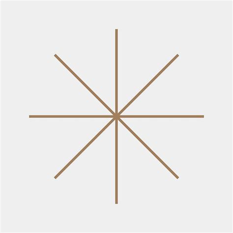 Brown Starburst Shape Minimal Design Free Psd Rawpixel
