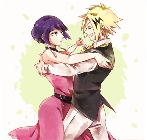 Jirou Kyouka And Kaminari Denki Boku No Hero Academia Drawn By