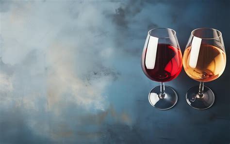 Premium Ai Image Flatlay Of Red Rose And White Wine In Glasses