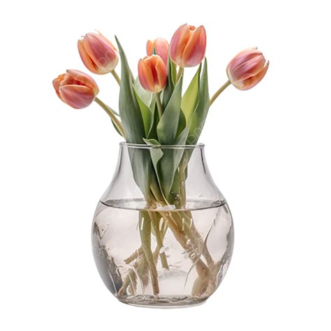 튤립 꽃병 빨간색 꽃 꽃잎 투명한 Png 일러스트 및 이미지 에 대한 무료 다운로드 Pngtree