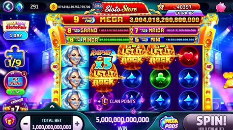 slotomania Let it Rock Extreme Free spins game - YouTube