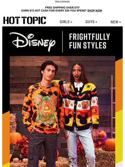 Hot Topic Scare Up Frightfully Fun Style With Our Disney Halloween