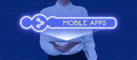 Handwriting Text Mobile Apps Internet Concept A Software Application