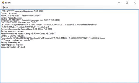 Handle Move Requests In A Pacs Server Winforms C Net 6 Leadtools