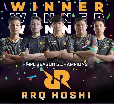 Juara MPL Season 5 RRQ Wakili Indonesia Di Turnamen Dunia