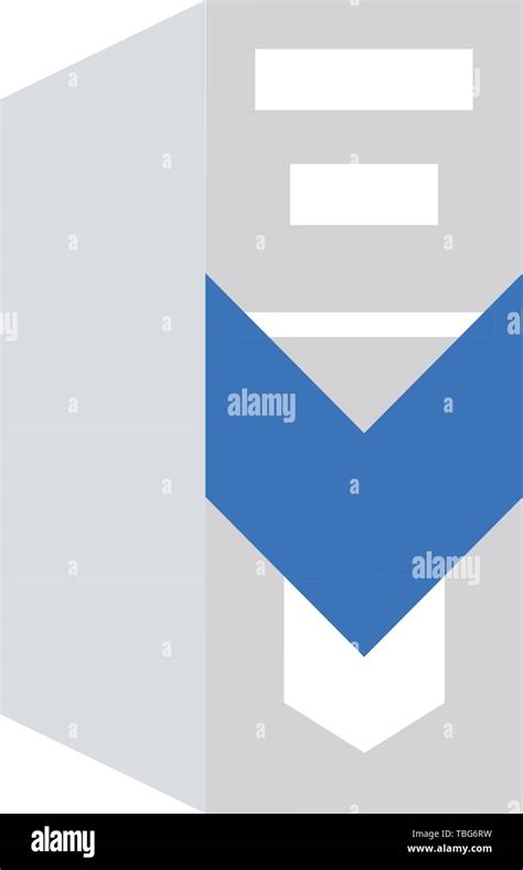 Desktop Computer Sign Desktop Cpu Stock Vector Image Art Alamy