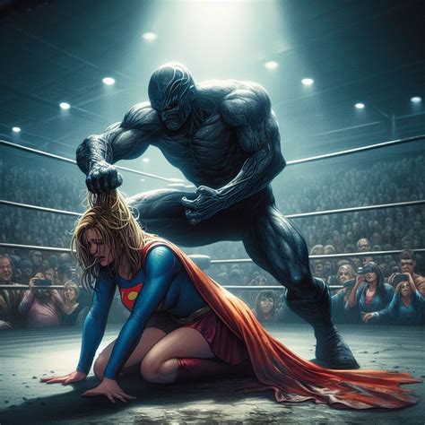 Supergirl Beatdown In The Arena 28 By Anoyranoyranoyr On Deviantart