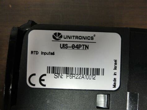 Unitronics Unistream Uis 04ptn Uni I O Module Bg Industrial Surplus