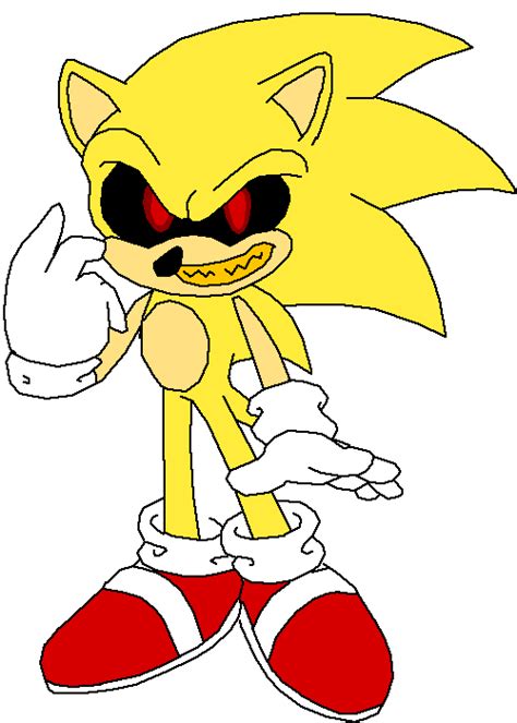 Pixilart Super Sonic Exe By Cyclonealt