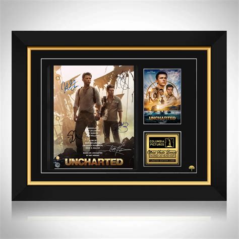 Uncharted Transcript Limited Signature Edition Custom Frame Rare T