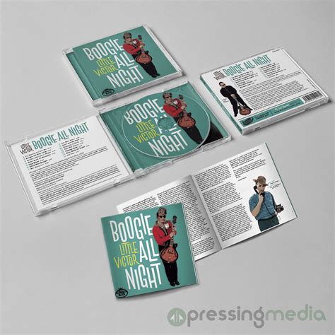 Replicated Cd Pressing In Jewel Case With 12 Page Booklet Pressing Media Usa Printing And