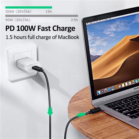Thunderbolt 4 Cable 40gbps Usb4 Cable 100w Power Type C Cable Leweiyi Usb Cable Manufacturer