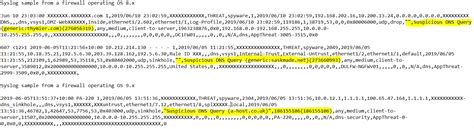 Extraction Issues For THREAT Log Subtype Spyware V 6 1 1 Issue 110 PaloAltoNetworks