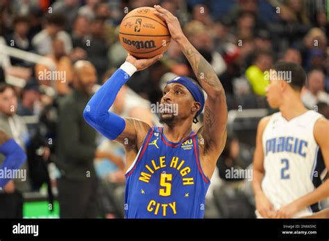 Orlando Florida Usa February 9 2023 Denver Nuggets Guard