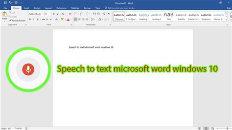 How Do I Turn On Voice Typing In Word Youtube