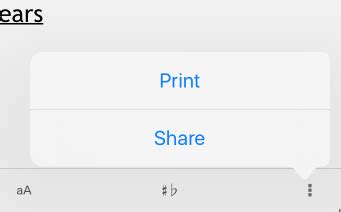 Share Lyrics In Setlist Helper For IOS Setlist Helper Help