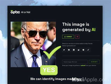Ai Or Not Mac Pc Outil Pour Detecter Les Images Ia Gratuit Maxiapple