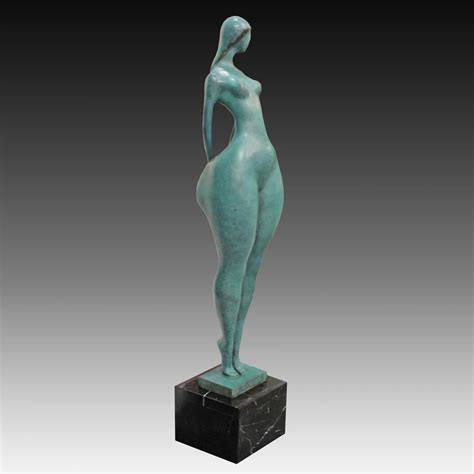 Life Size Modern Abstract Art Bronze Woman Sculpture Standing Fat ...