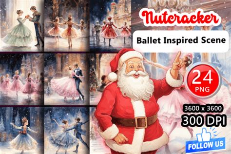 Nutcracker Ballet Inspired Scene Graphic By Aamo · Creative Fabrica