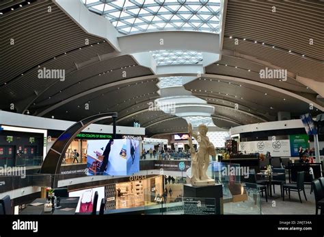 Leonardo Da Vinci Fiumicino International Airport Hi Res Stock