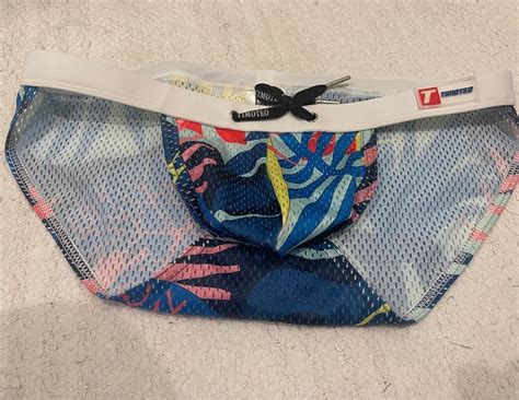 Timoteo Red Swim Briefs For Men Mercari