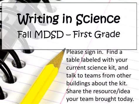 PPT Writing In Science PowerPoint Presentation Free Download ID