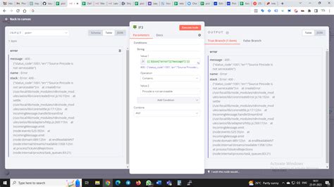 Getting Error In If Node Questions N8n Community
