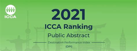 Icca Announces Top Performing Destinations For International