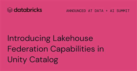 Lakehouse Federation With Unity Catalog Databricks Blog