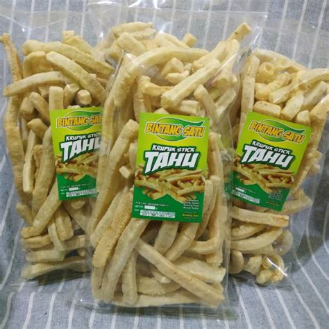 Jual Kerupuk Stick Tahukrupuk Stik Tahu Maknyus Shopee Indonesia