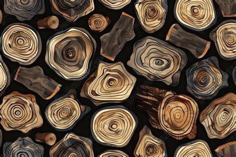 Wood Logs Background Wallpaper