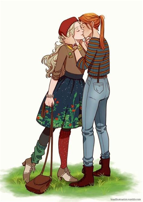 Linny Comic Zeichnungen Luna Lovegood Lesbische Kunst