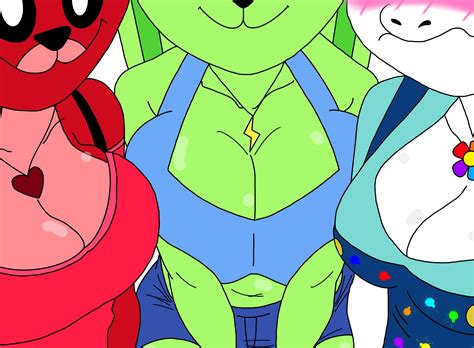 Rule 34 2024 2024s 2d 2d Artwork 2d Artwork 3girls Anthro Anthro On