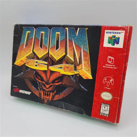 N64 Doom 64 Complete In Box B No Manual