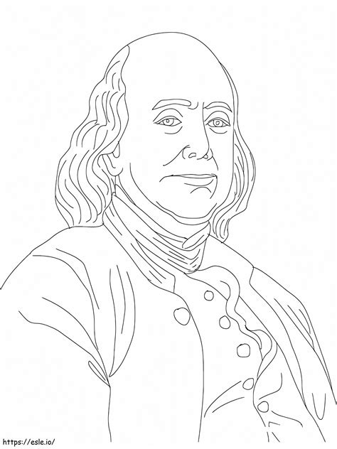 Print Benjamin Franklin Coloring Page