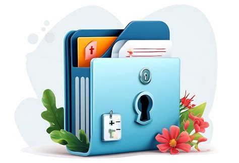 Medical Folder Locked Patient File Data Security Patient Privacy