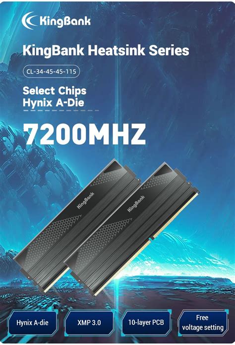 Модуль оперативной памяти Kingbank 16g 2 720016 ГБ Kingbank 16g 2 7200