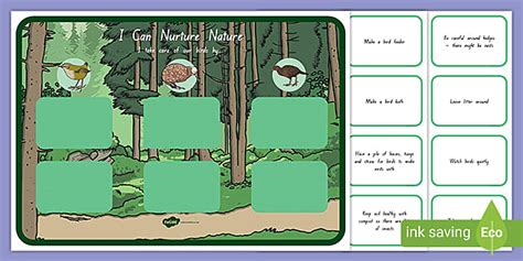 I Can Nurture Nature Sorting Mat Teacher Made Twinkl