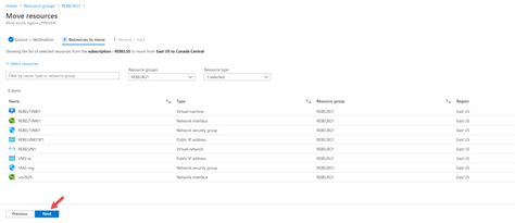 how to move azure resources by using azure resource mover