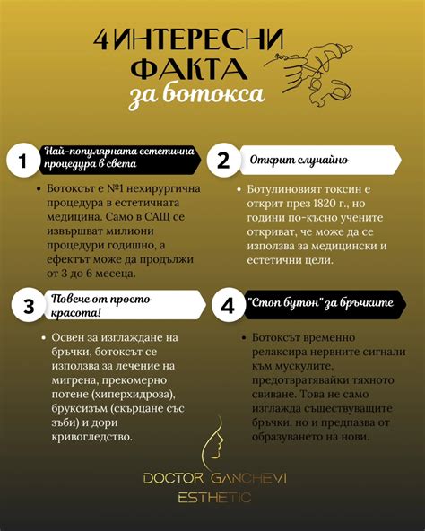 Doctor Ganchevi Esthetic 💉 4 интересни факта за ботокса 💉 1️⃣ Открит случайно 🧪